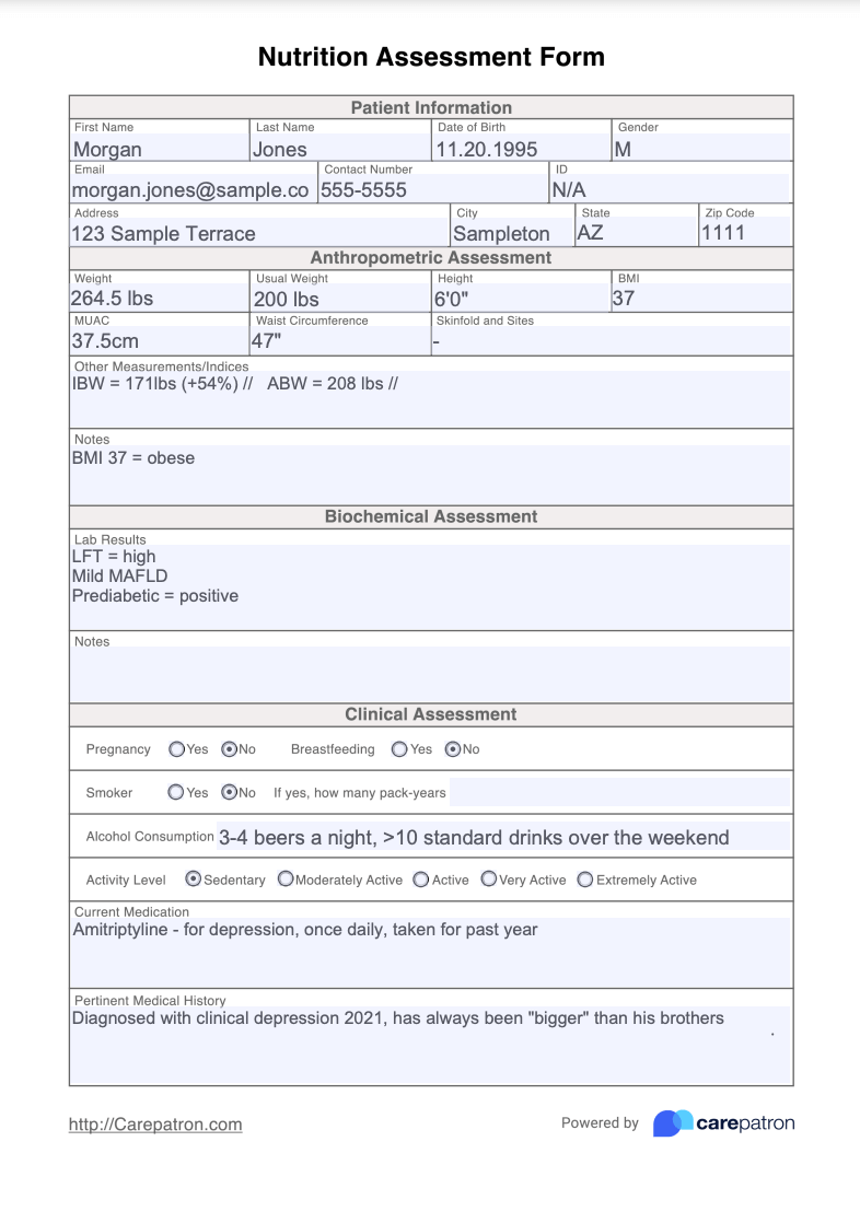 Nutritional Assessment